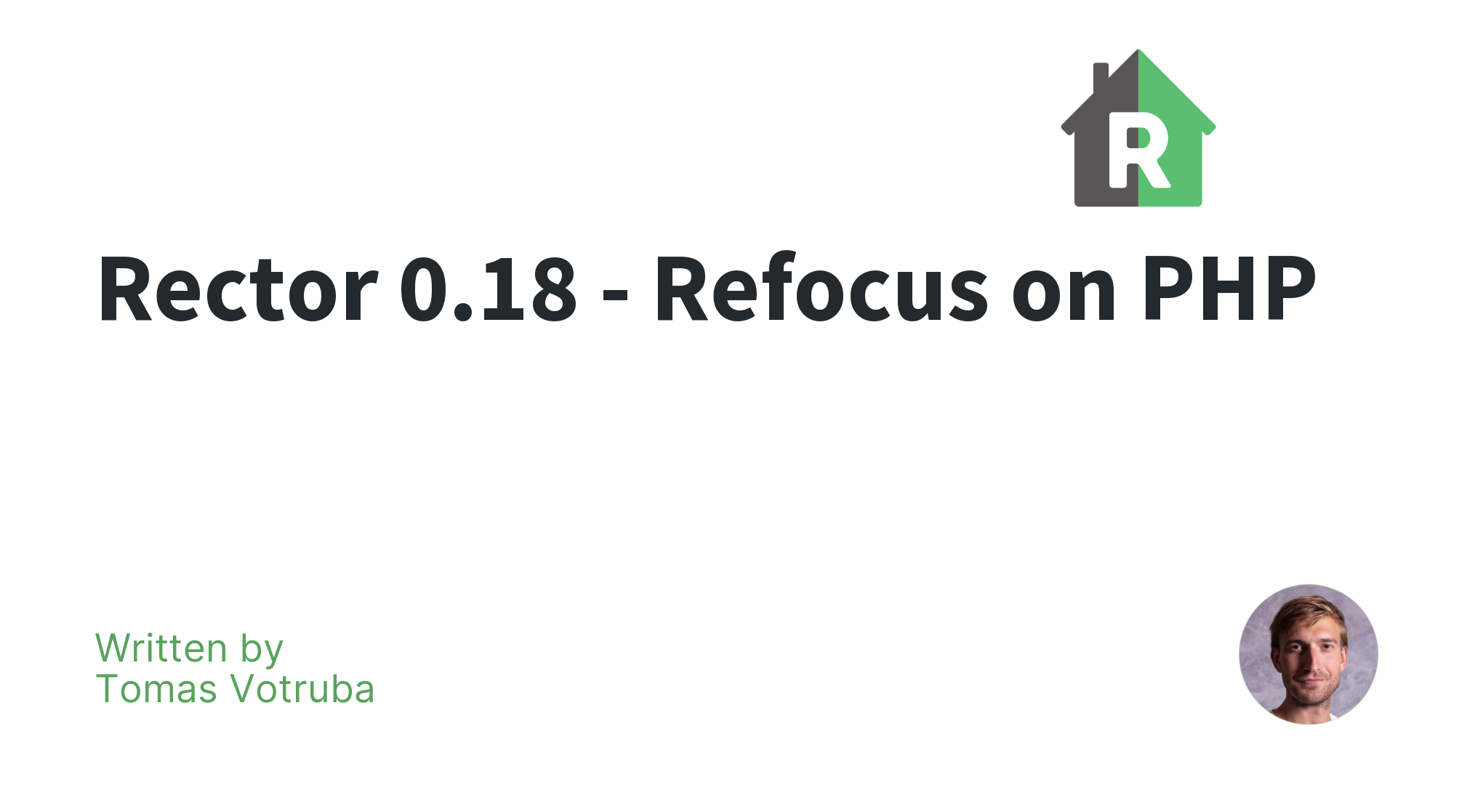 Rector - Automated Way to Instantly Upgrade and Refactor any PHP code Rector - Automated Way to Instantly Upgrade and Refactor any PHP code